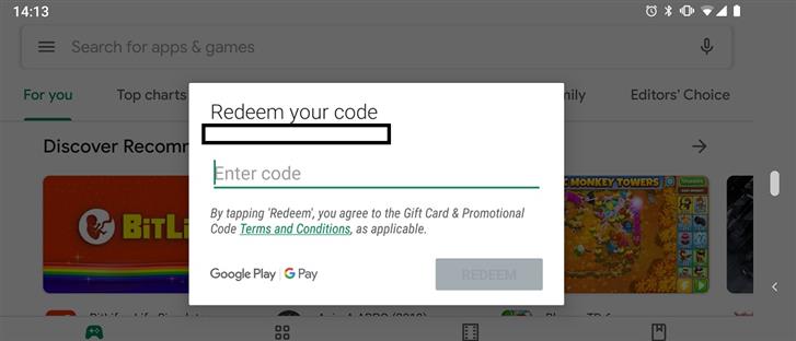 Cómo canjear tarjetas de regalo y códigos en Google Play Store en 2019 ...